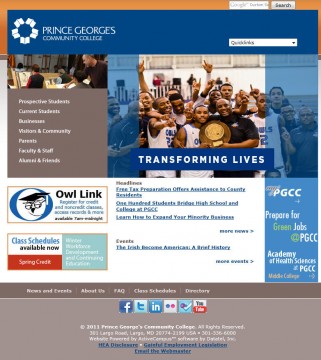 Prince George’s Community College, Largo, Md. :: Grabien - The ...